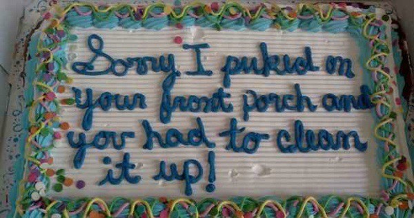 42 Apology Cakes That Make Us Wonder What Happened Beforehand